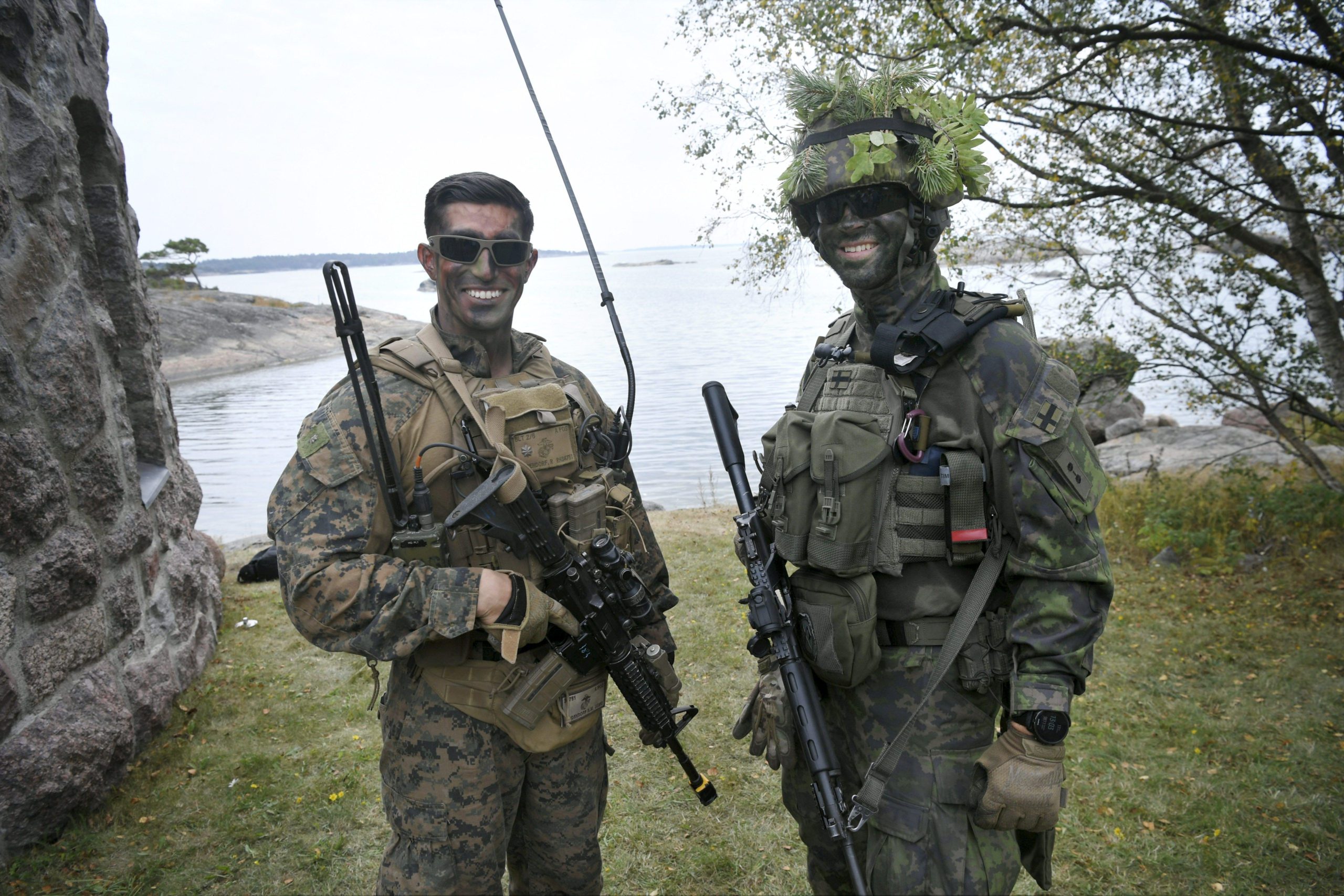 Merijalkaväen eversti ihailee Suomen Puolustusvoimien nopeaa ...